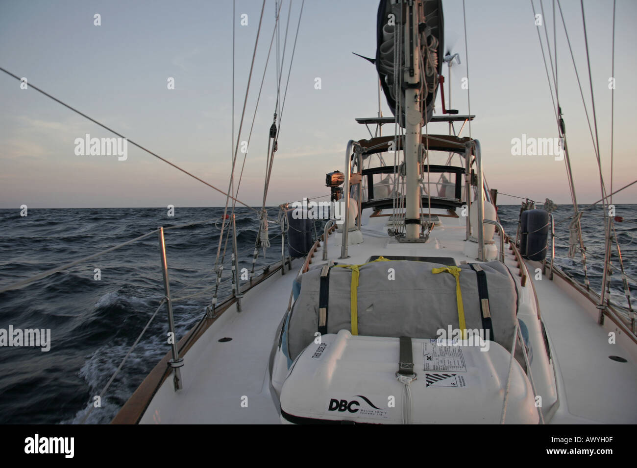 Lumpy Water Aboard S/V “Lord’s Prayer” Stock Photo - Alamy