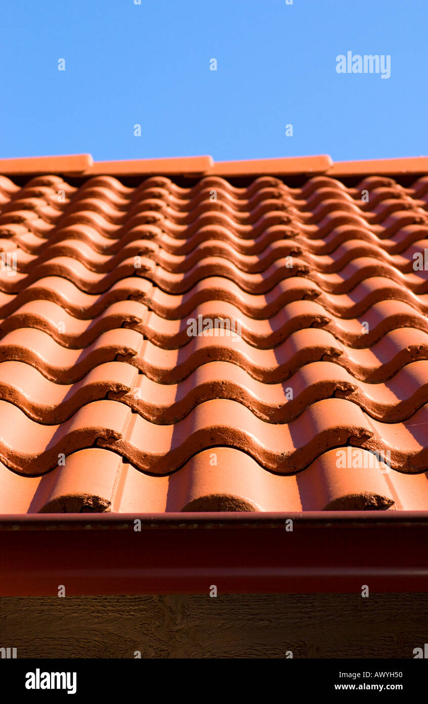 Red Tile Roof Shingles