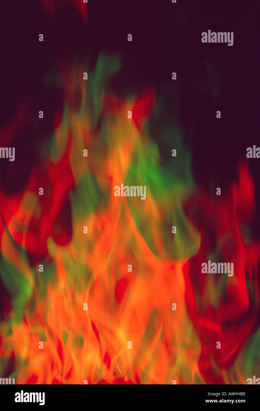 special effect multicolored flames fire Stock Photo - Alamy