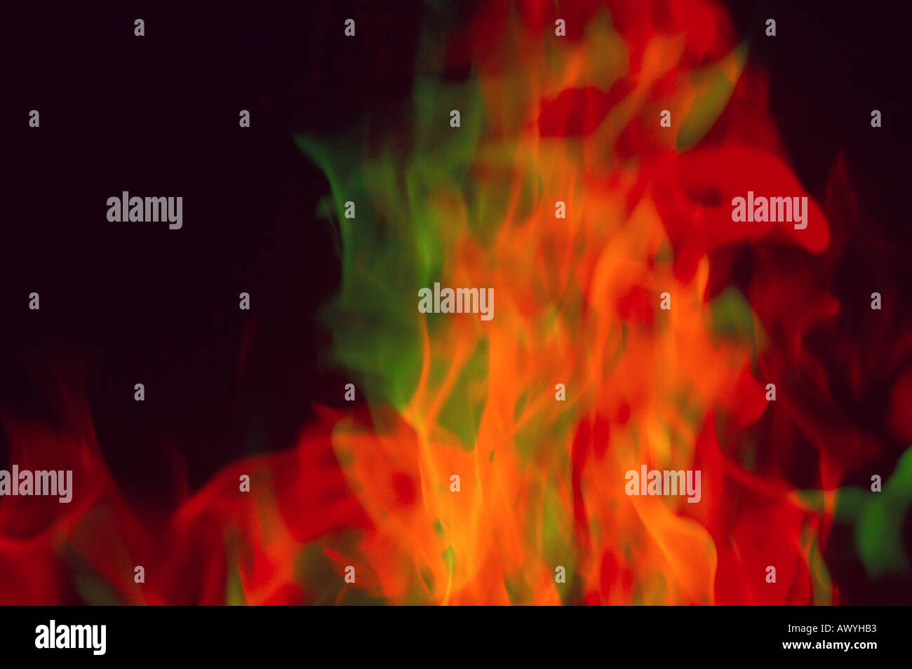 special effect multicolored flames fire Stock Photo - Alamy