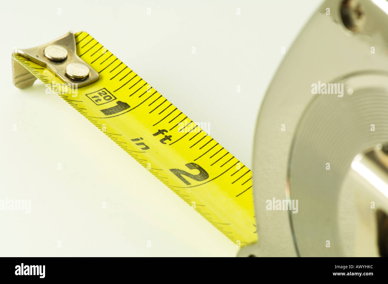 retractable metal tape measure Stock Photo - Alamy