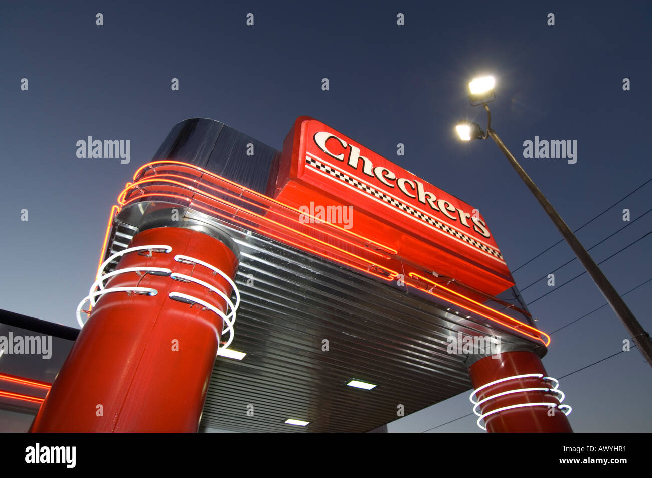 Checkers restaurant hi-res stock photography and images - Alamy
