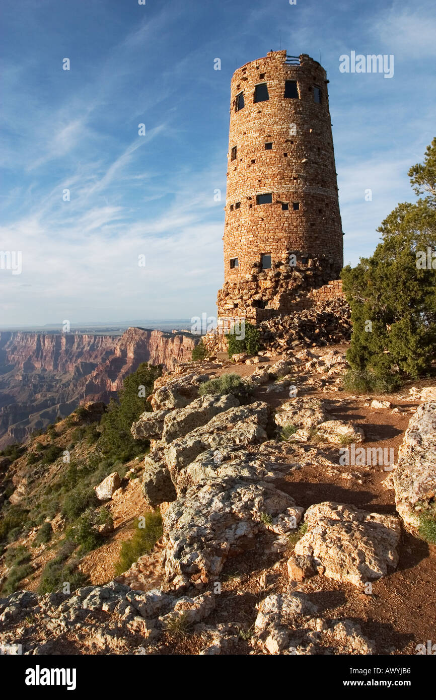The Lookout Tower, Grand Canyon Stock Photo - Alamy