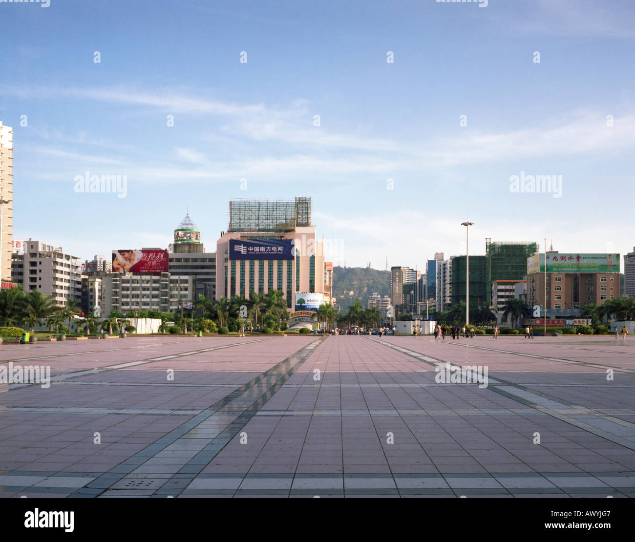 Skyline at Gongbei, Zhuhai Stock Photo - Alamy