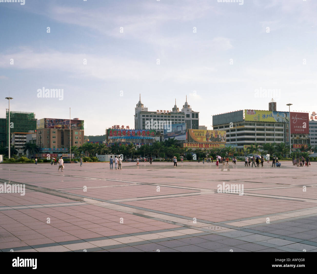 Skyline at Gongbei, Zhuhai Stock Photo - Alamy