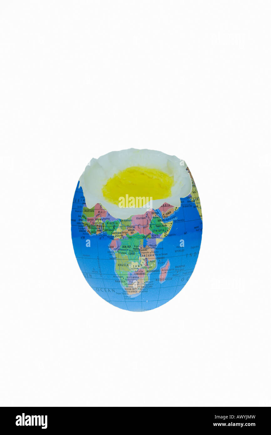 egg shaped globe Stock Photo - Alamy