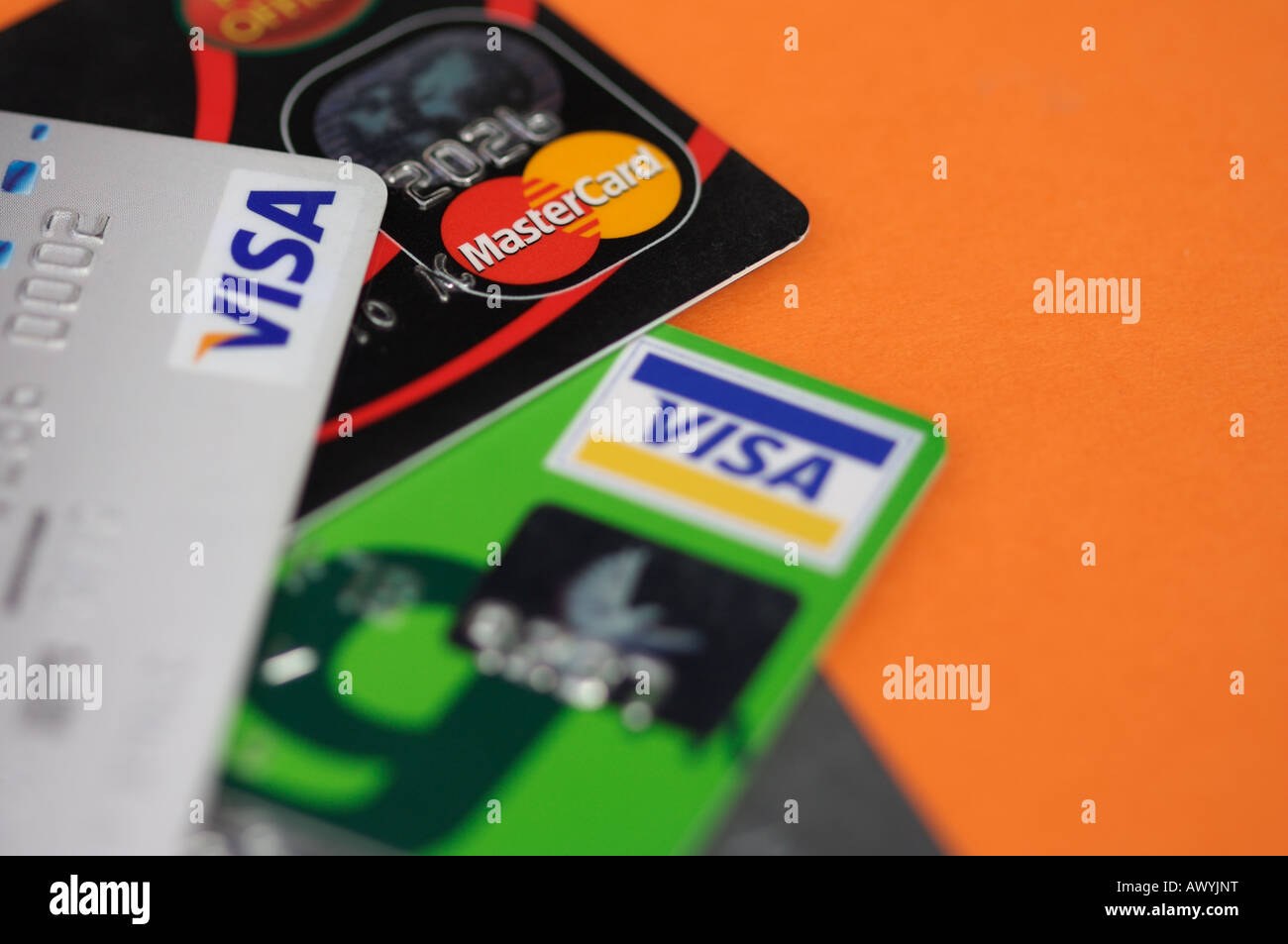 selection of credit cards Stock Photo - Alamy
