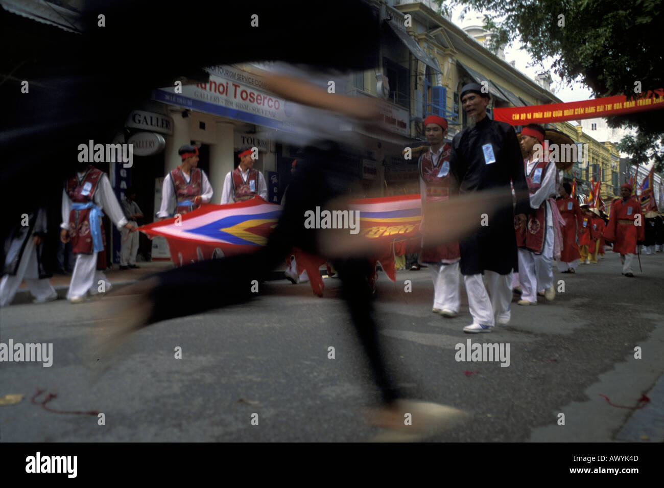 Vietnam flags parade hi-res stock photography and images - Alamy