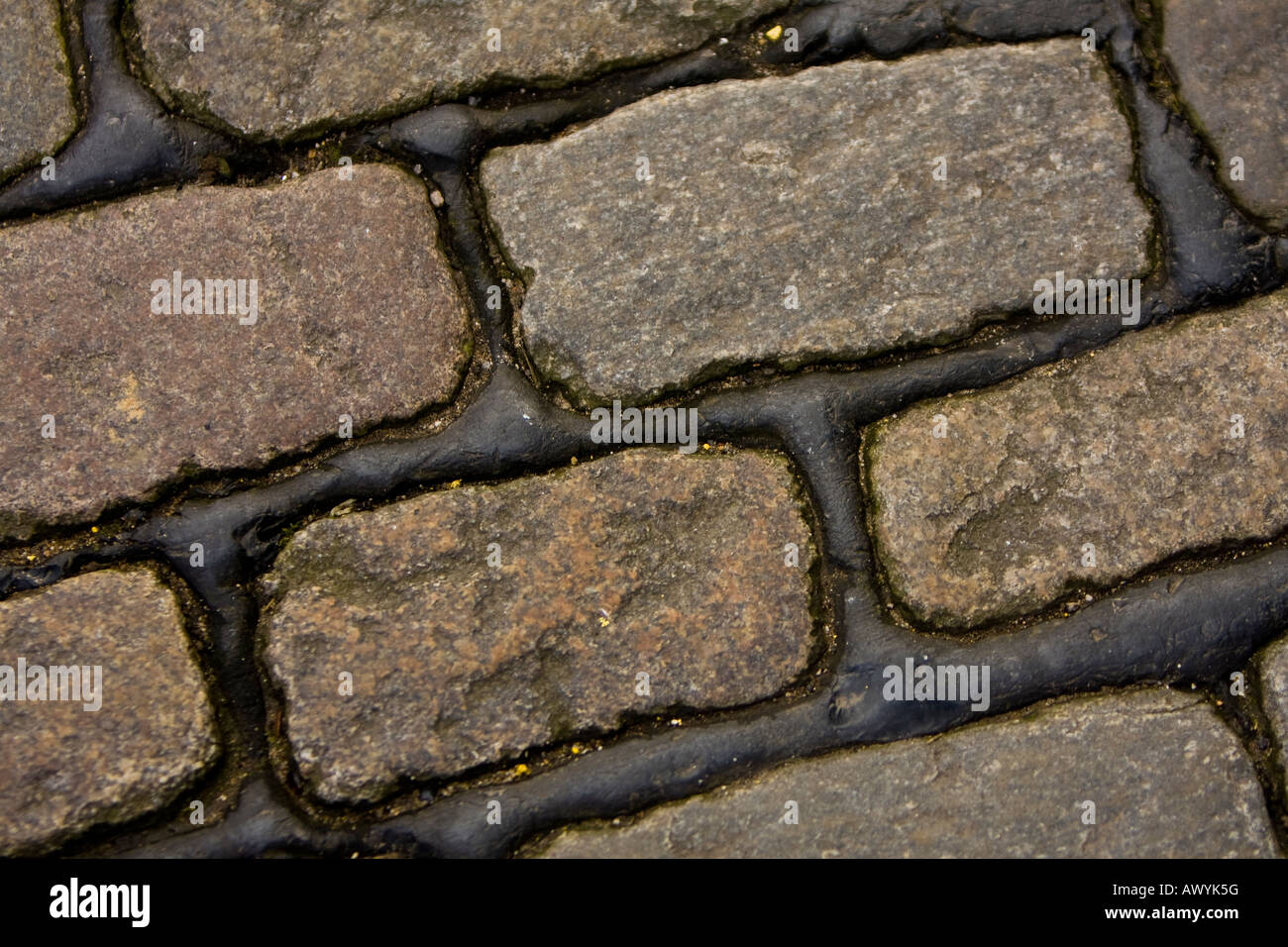 Old cobblestone street Stock Photo - Alamy