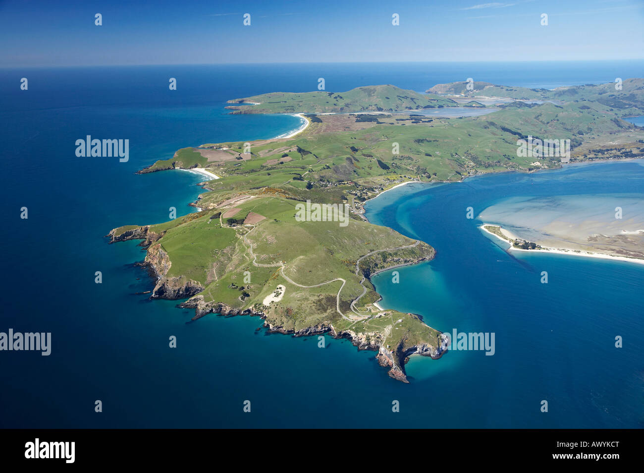 Taiaroa Head Otago Peninsula Otago Harbour Entrance and Aramoana ...
