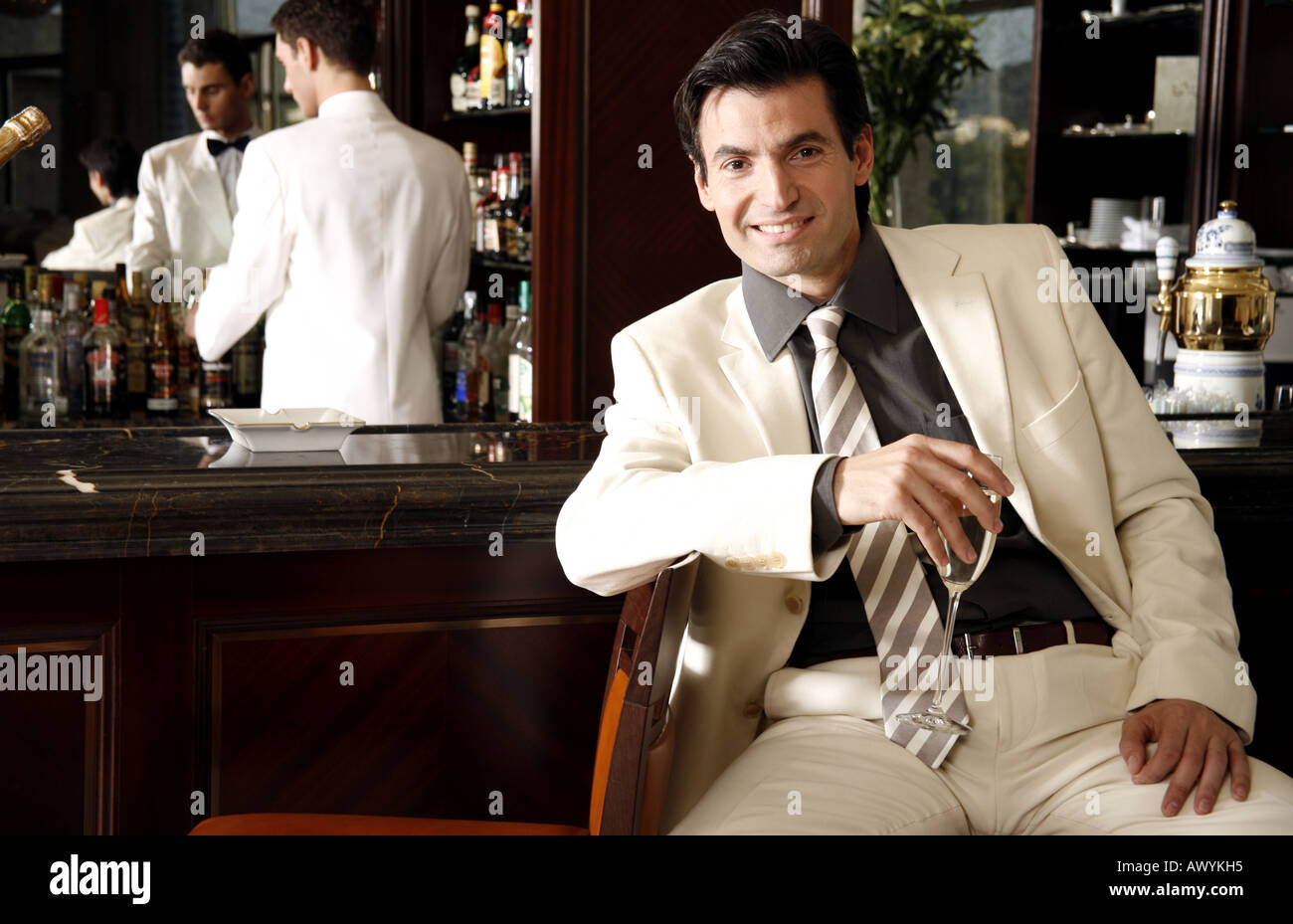 Male barman bar tender hi-res stock photography and images - Alamy