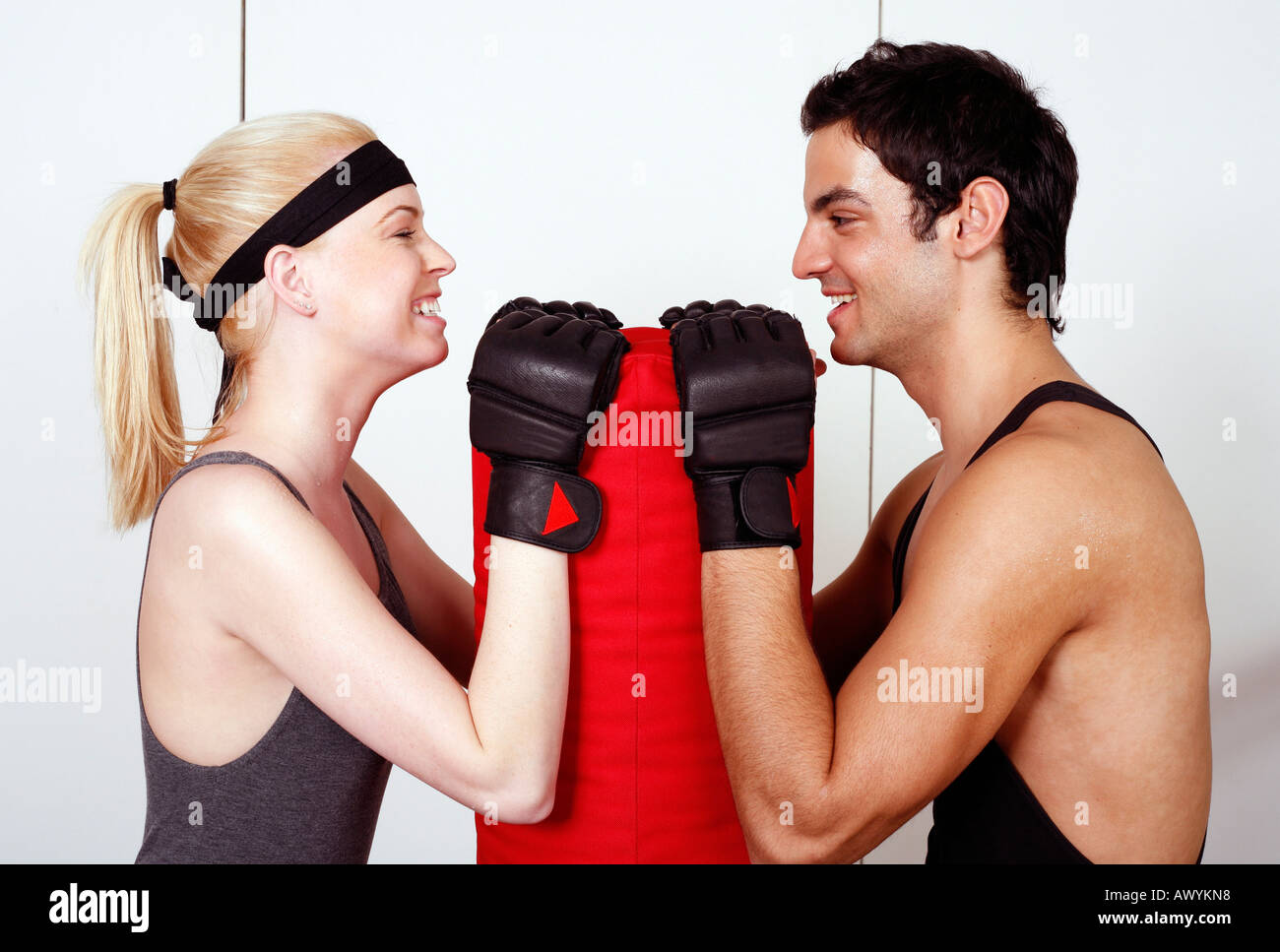 Female flirting gym hi-res stock photography and images - Alamy