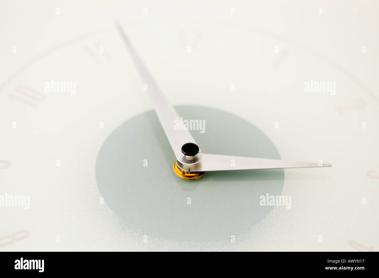 Glass clock or timepiece Stock Photo - Alamy