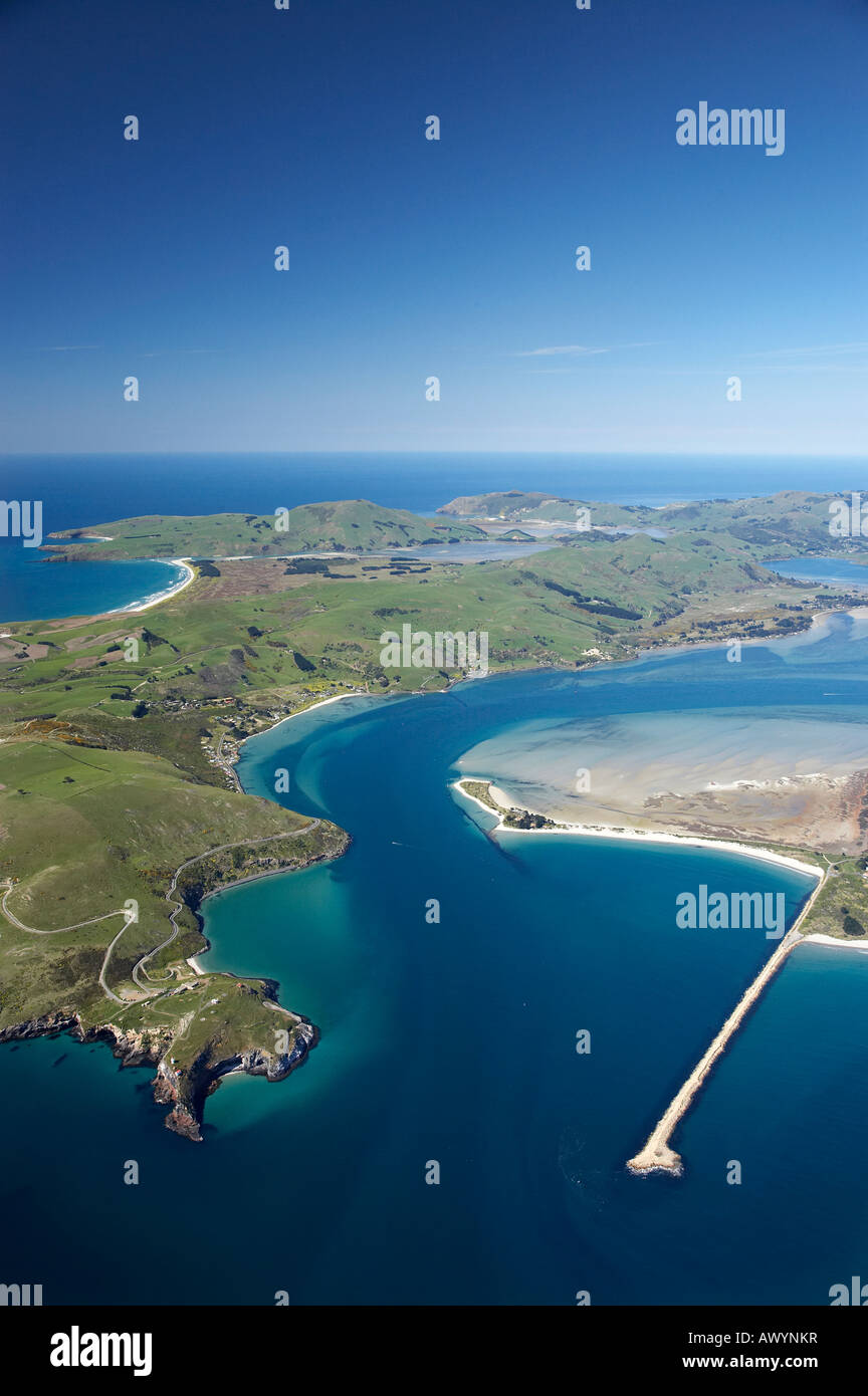 Taiaroa Head Otago Peninsula Otago Harbour Entrance and Aramoana ...