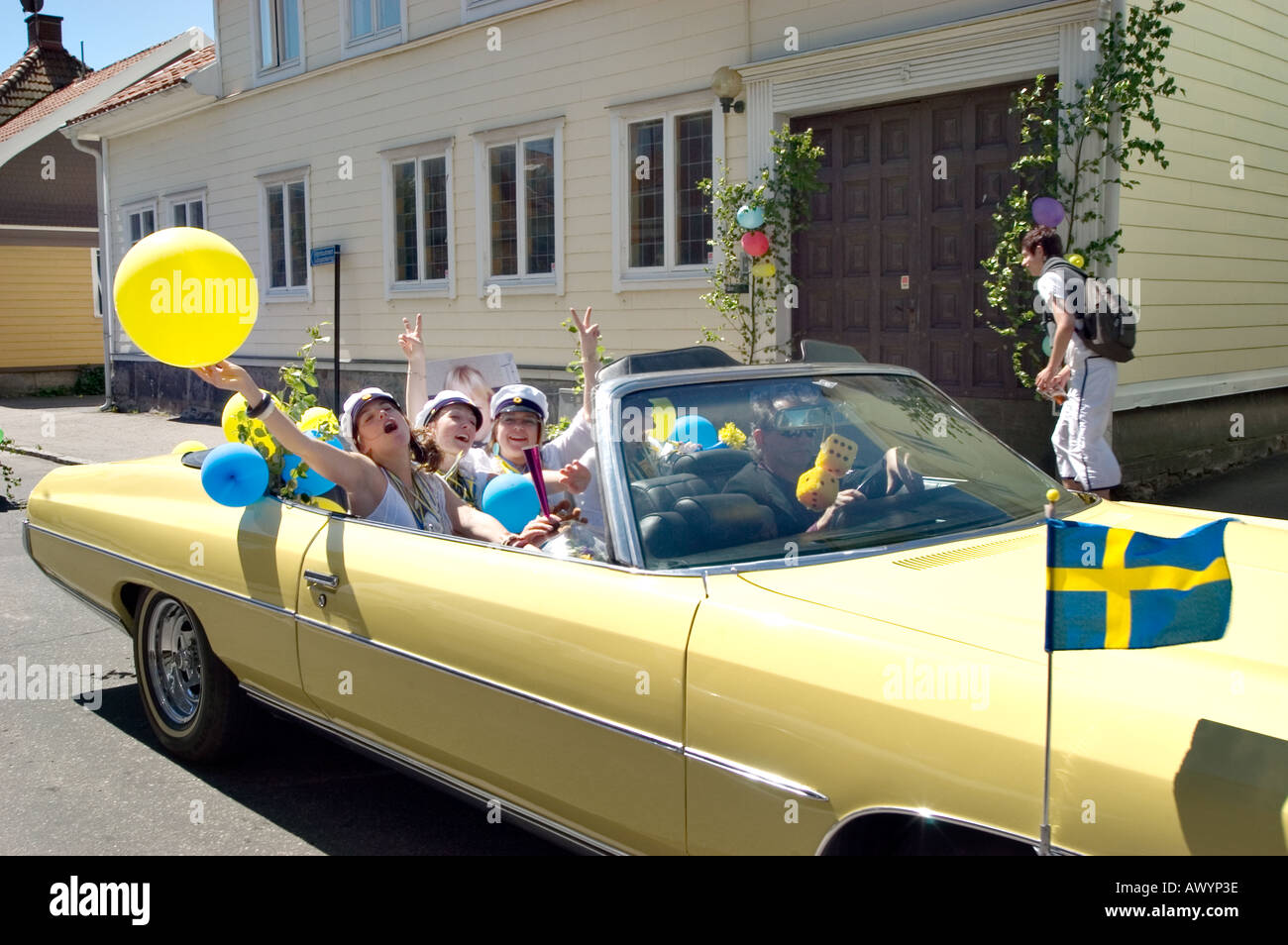 High School Graduation Sweden Stock Photo - Alamy