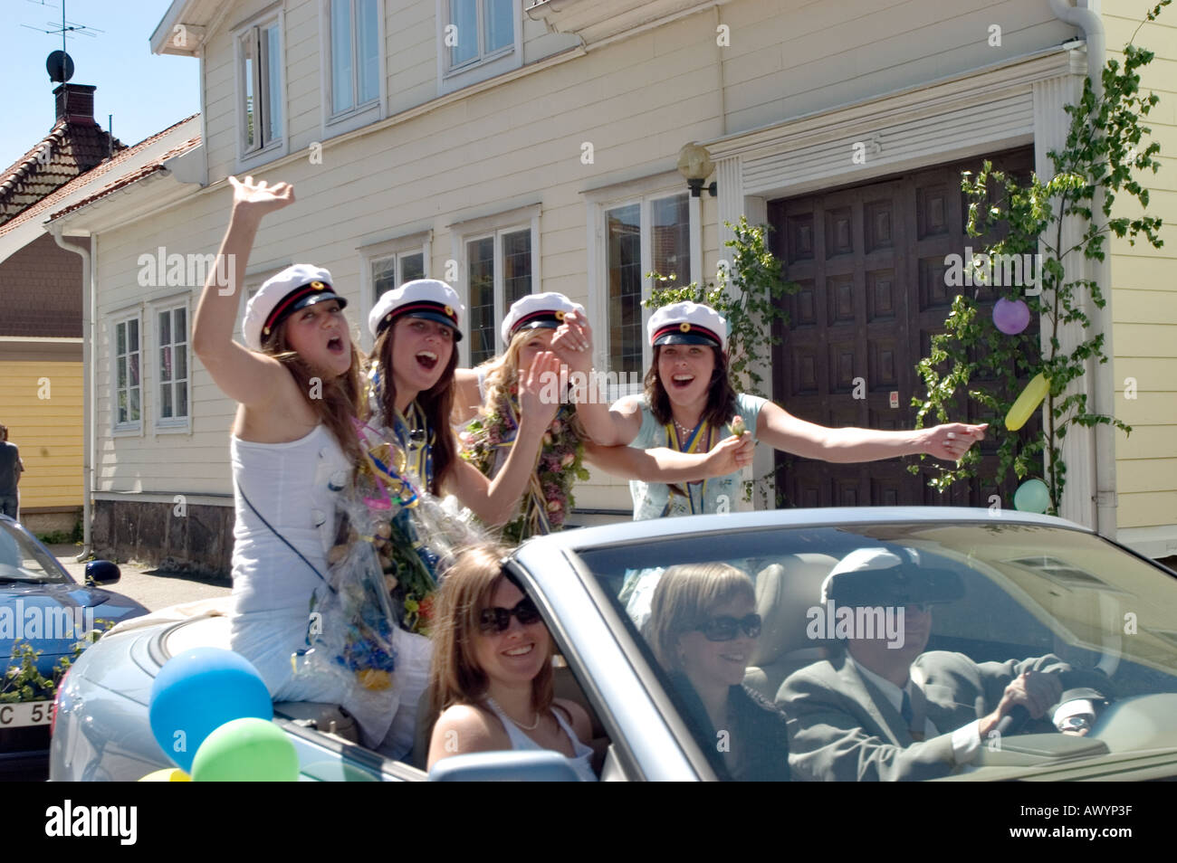 Sweden High School Graduation Stock Photo - Alamy