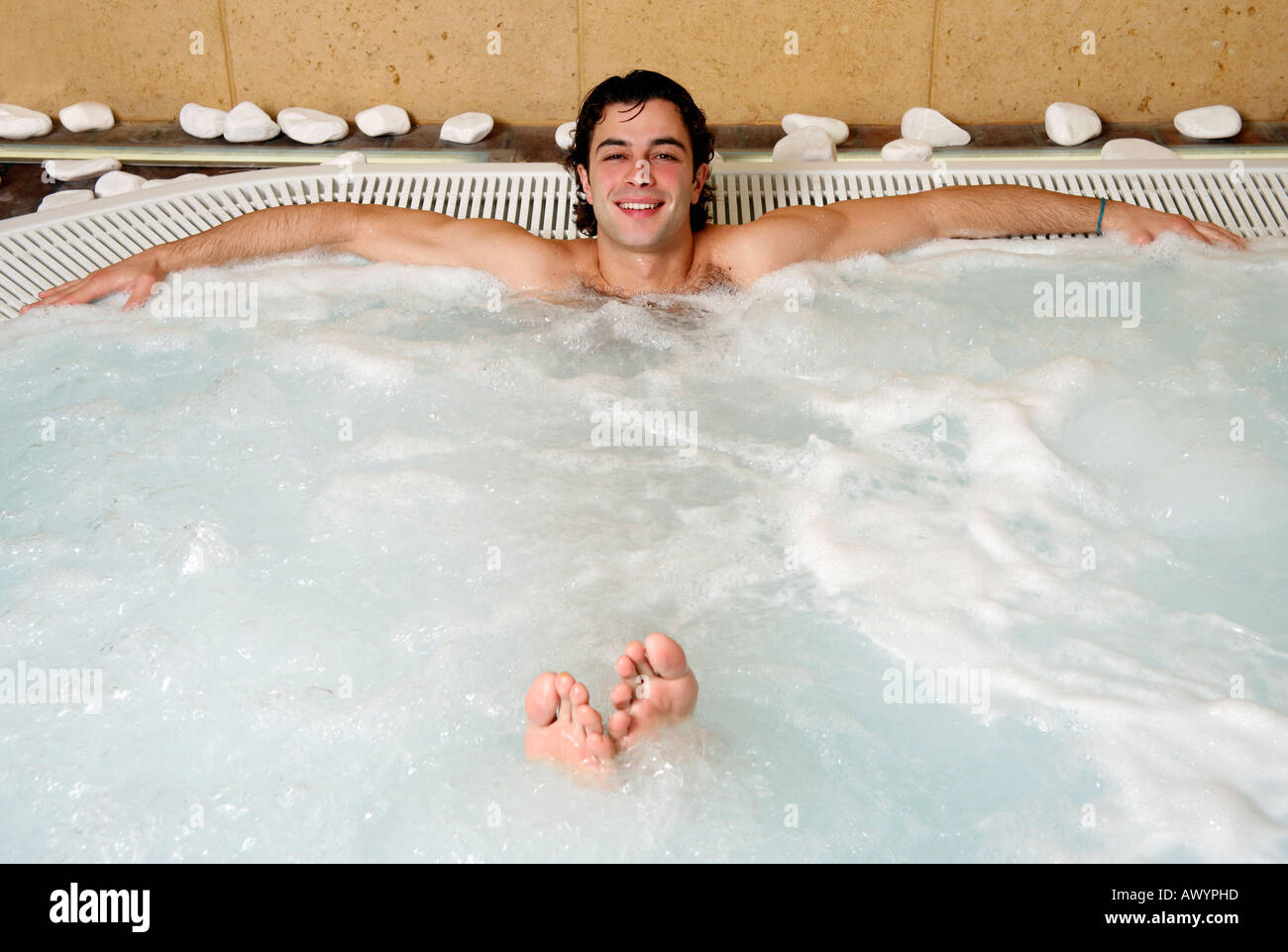 Male hairy chest caucasian man hi-res stock photography and images - Alamy