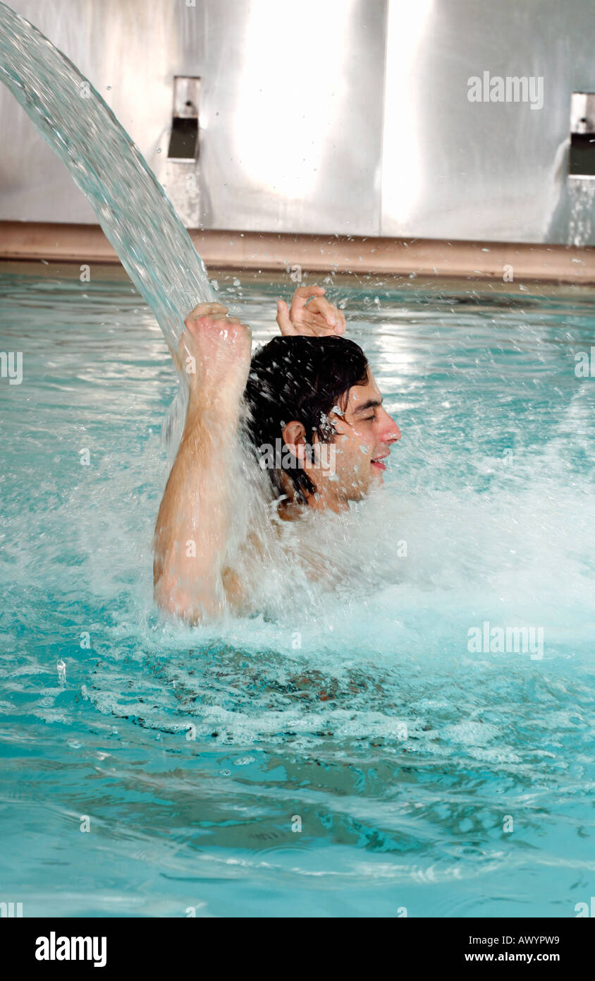 Standing in swimming pool under water hi-res stock photography and ...