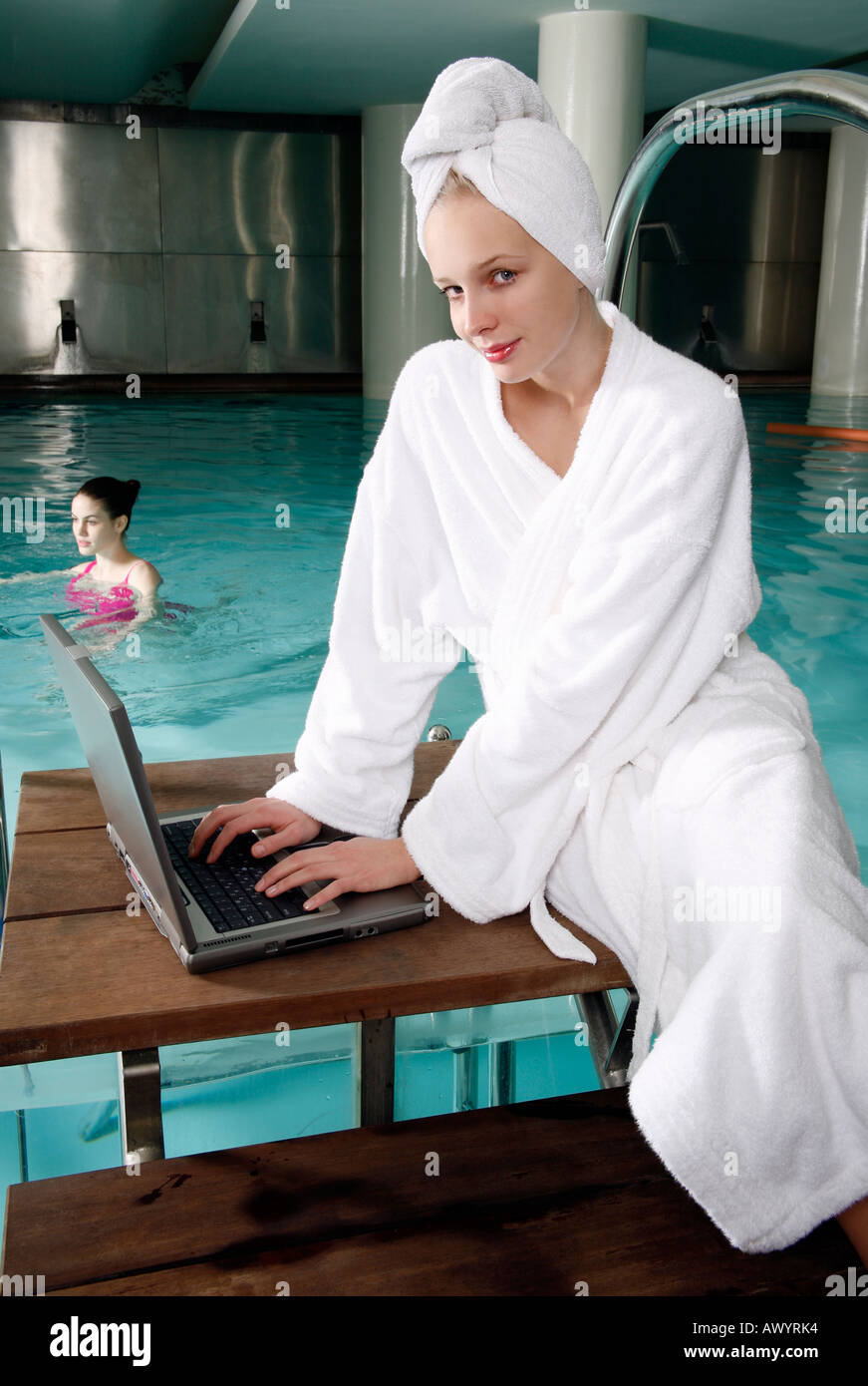 Woman swimming busy hi-res stock photography and images - Alamy