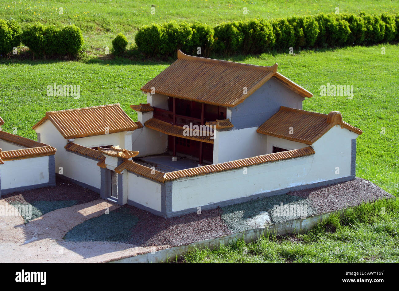 Ancient chinese building model hi-res stock photography and images - Alamy