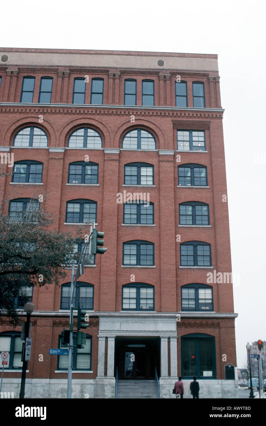 The Dallas Texas school book depository Stock Photo - Alamy