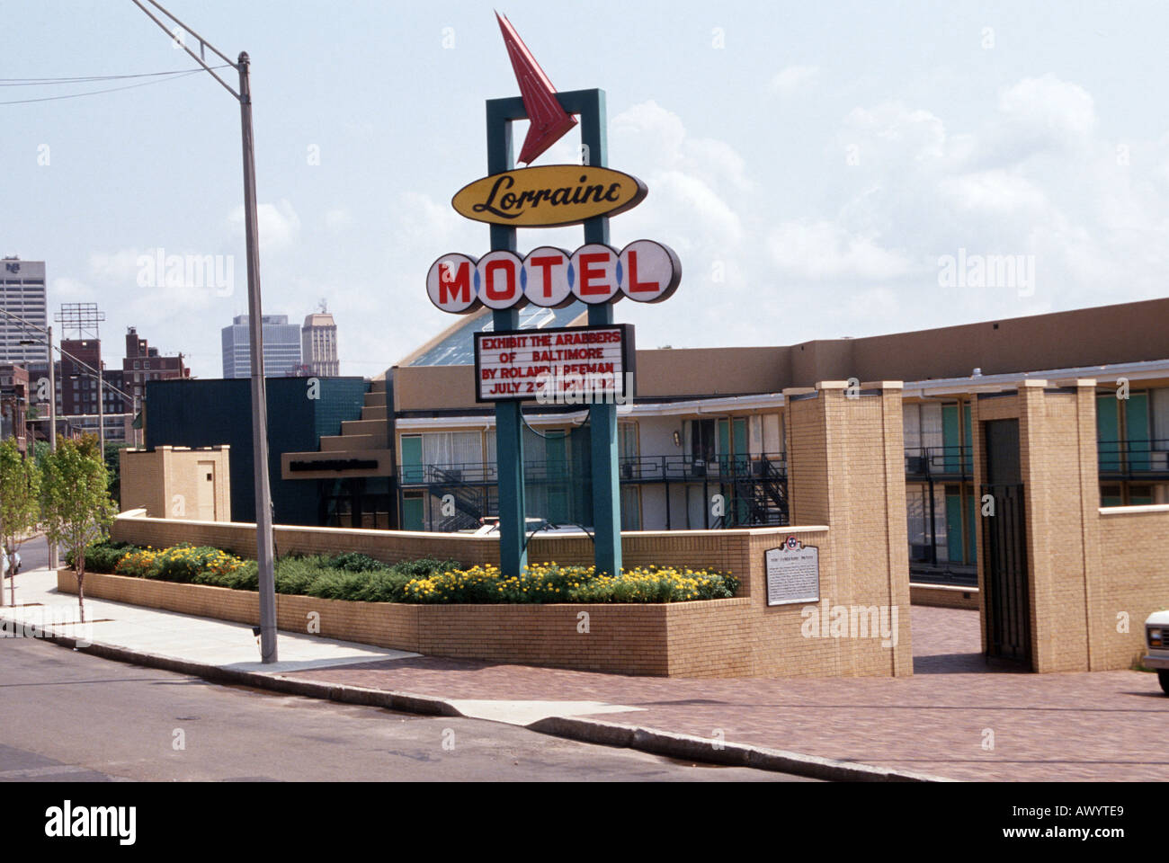 The Lorraine Motel at the Civil Rights Museum is the sight of the ...