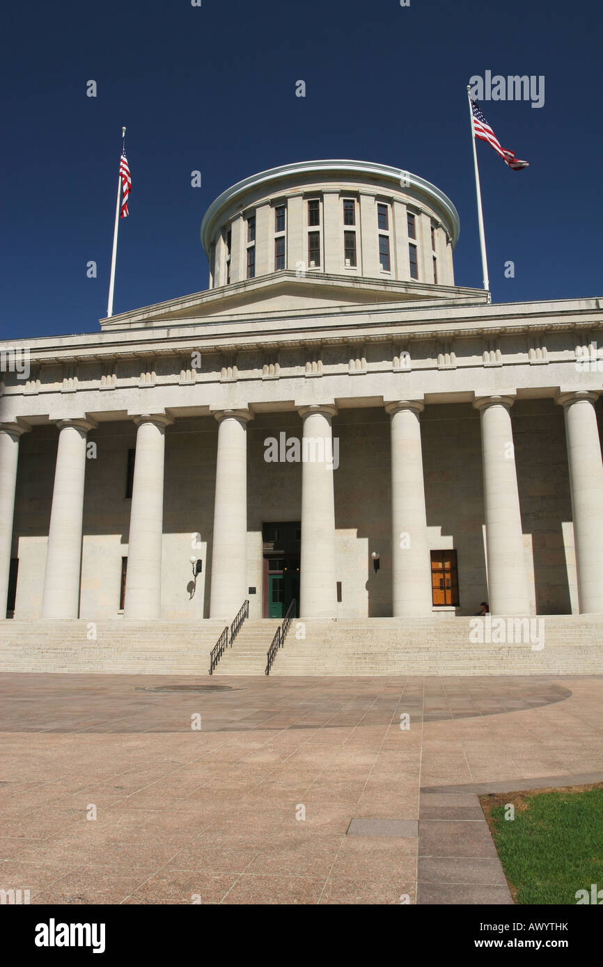 Ohio Statehouse Capital Building Greek Revival architecture Columbus ...