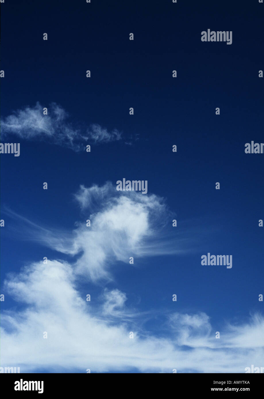 Blue Sky With Clouds Stock Photo - Alamy
