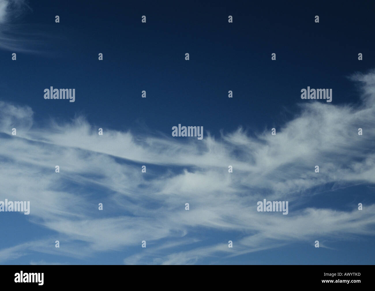 Blue Sky With Clouds Stock Photo - Alamy