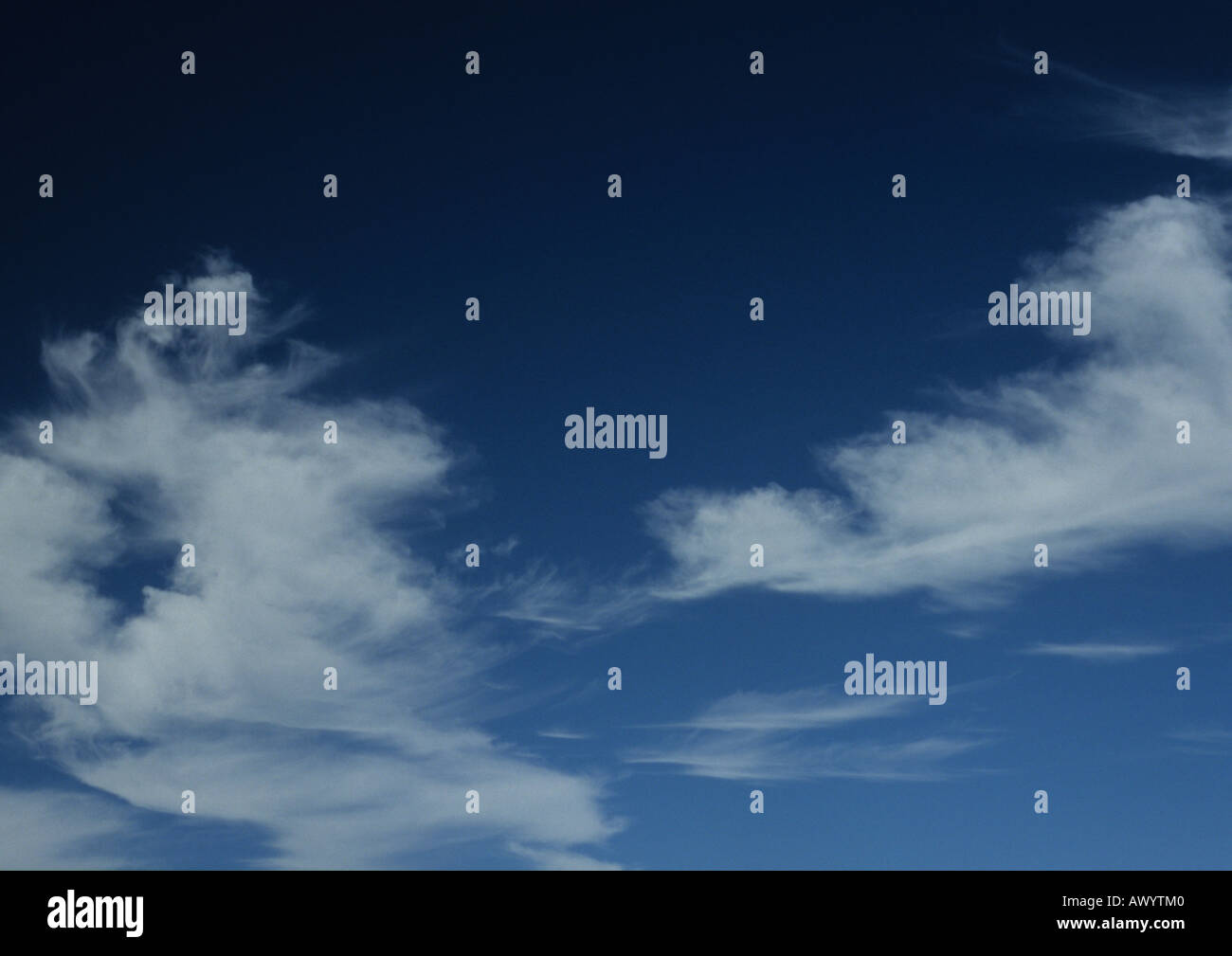 Blue Sky With Clouds Stock Photo - Alamy