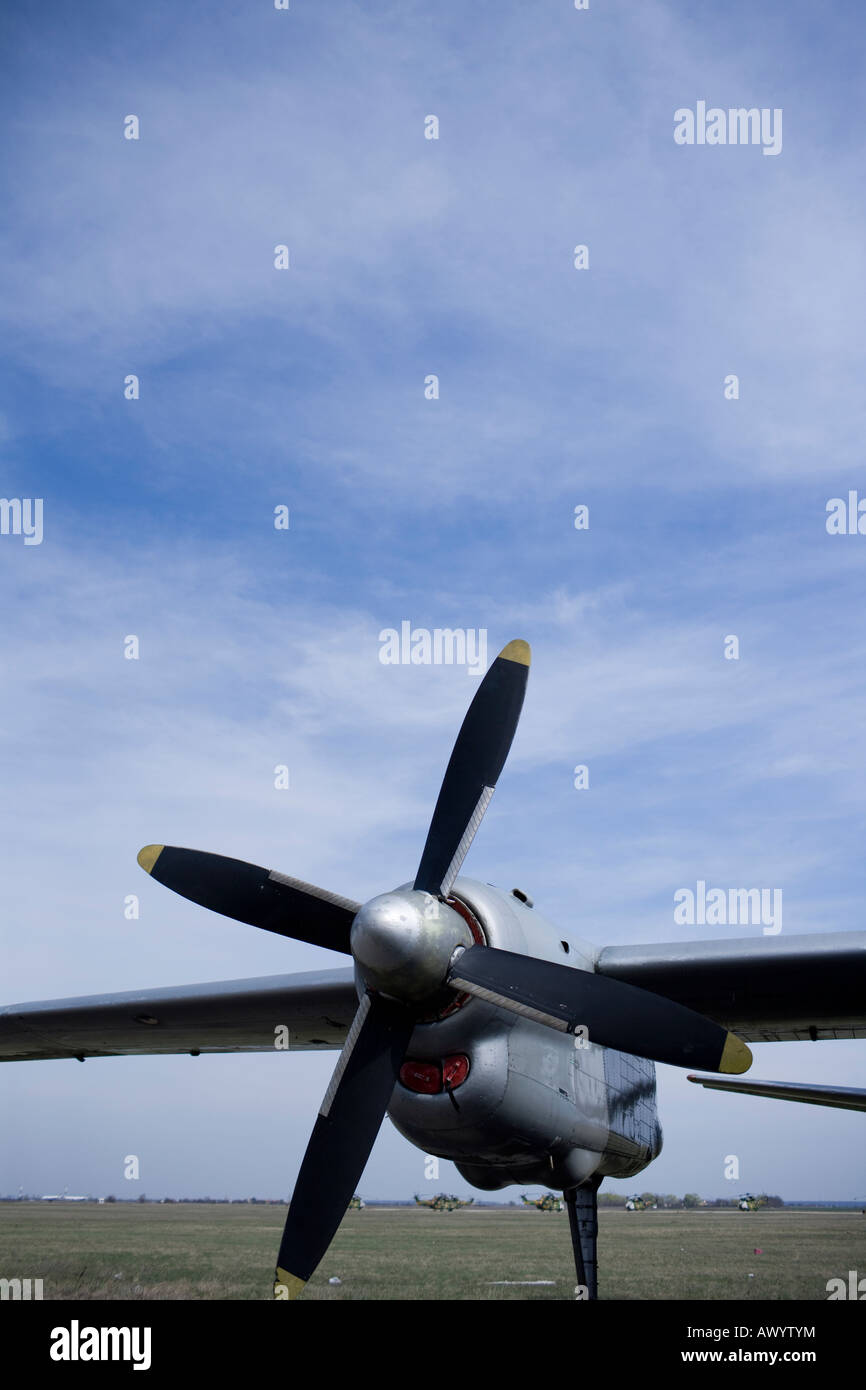 Big airplane propeller engine detail hi-res stock photography and ...