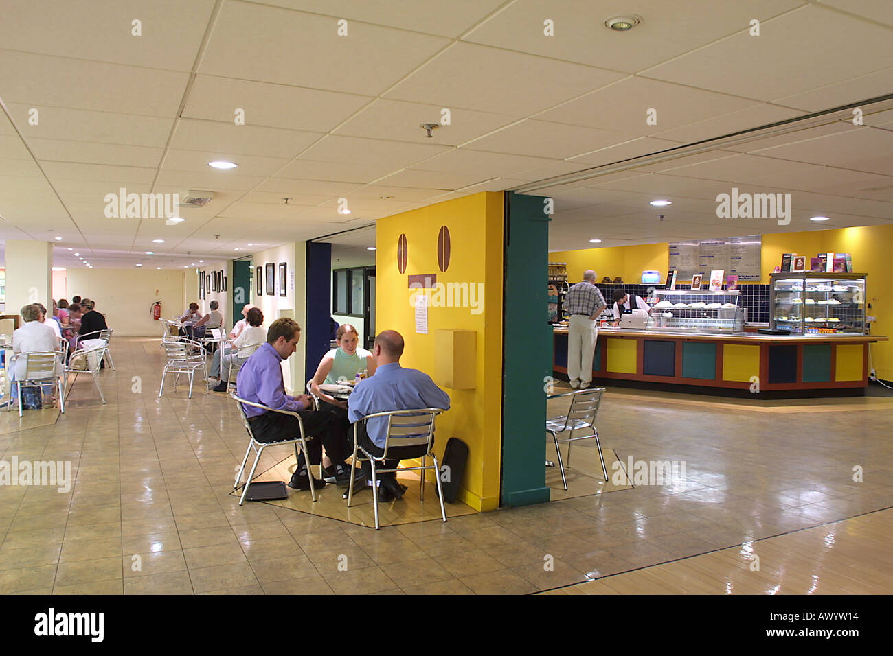 Cafe in department store Stock Photo - Alamy
