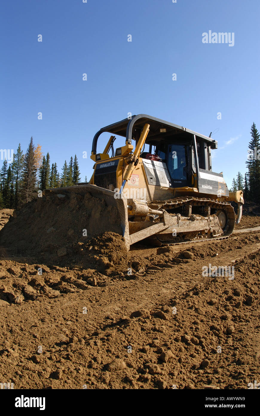 Dozer grading hi-res stock photography and images - Alamy