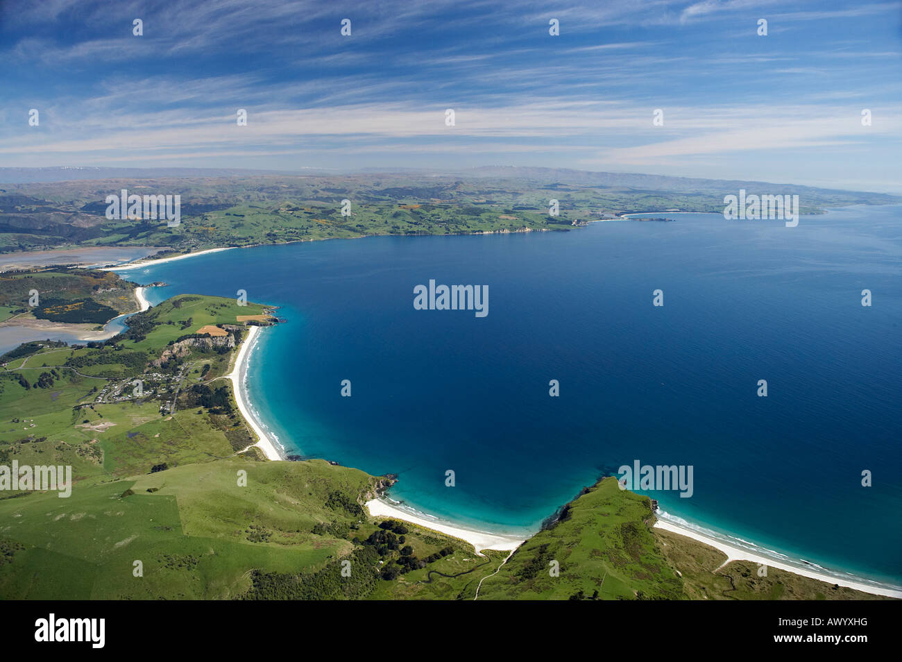 Long Beach Murdering Beach and Kaikai Beach near Dunedin South Island ...