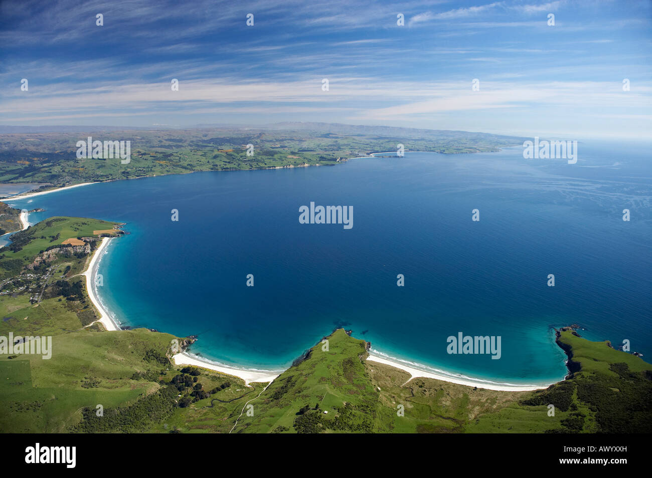 Long Beach Murdering Beach and Kaikai Beach near Dunedin South Island ...