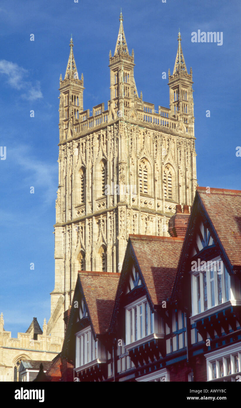 Gloucester Cathedral Tower Stock Photo - Alamy