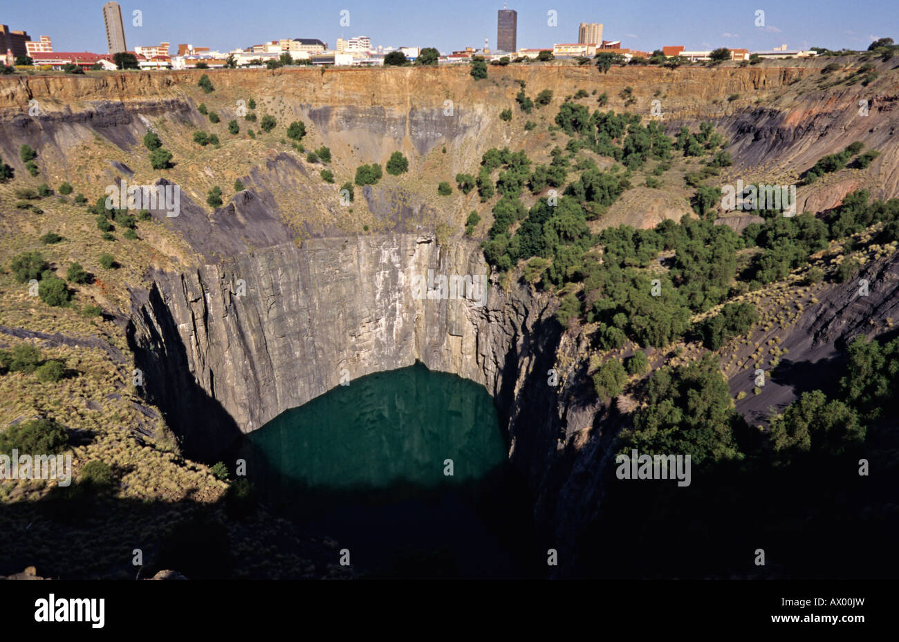 Big Hole Diamond Mine Kimberly Northern Cape South Africa Stock Photo ...