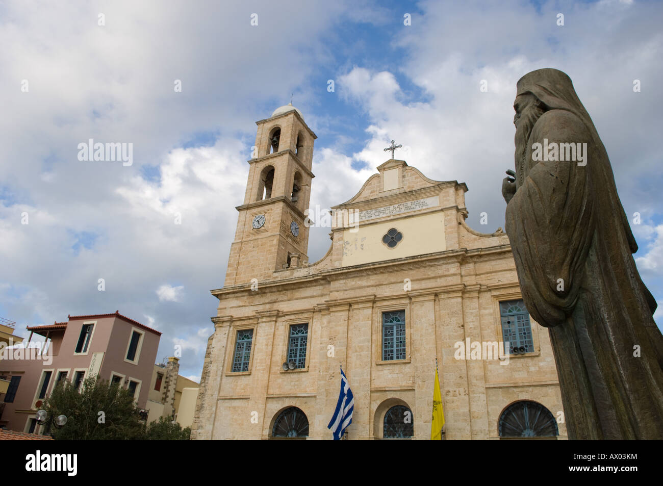 Greek Church Crete Stock Photo - Alamy