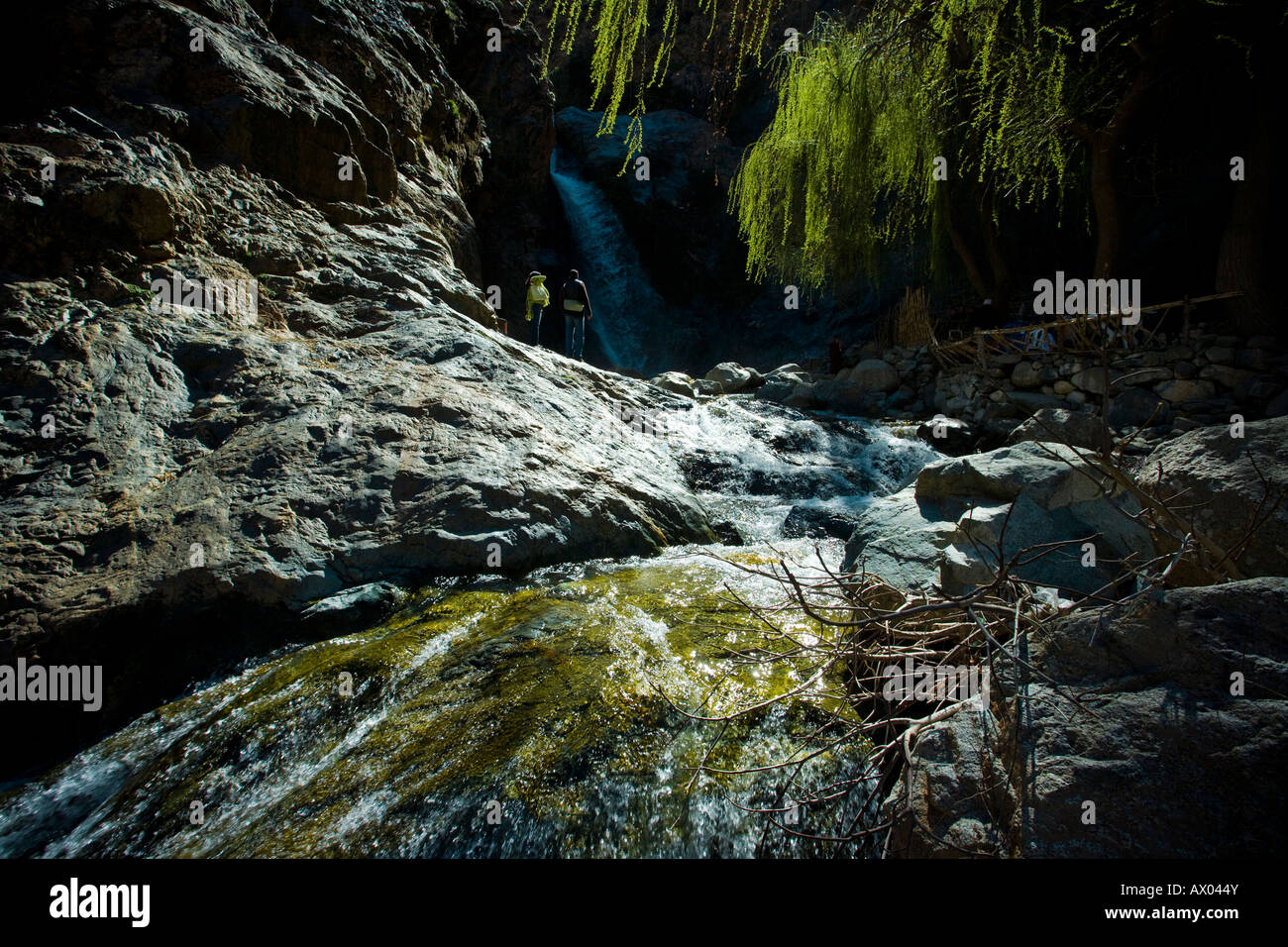 waterfall in morocco atlas mountains Stock Photo - Alamy