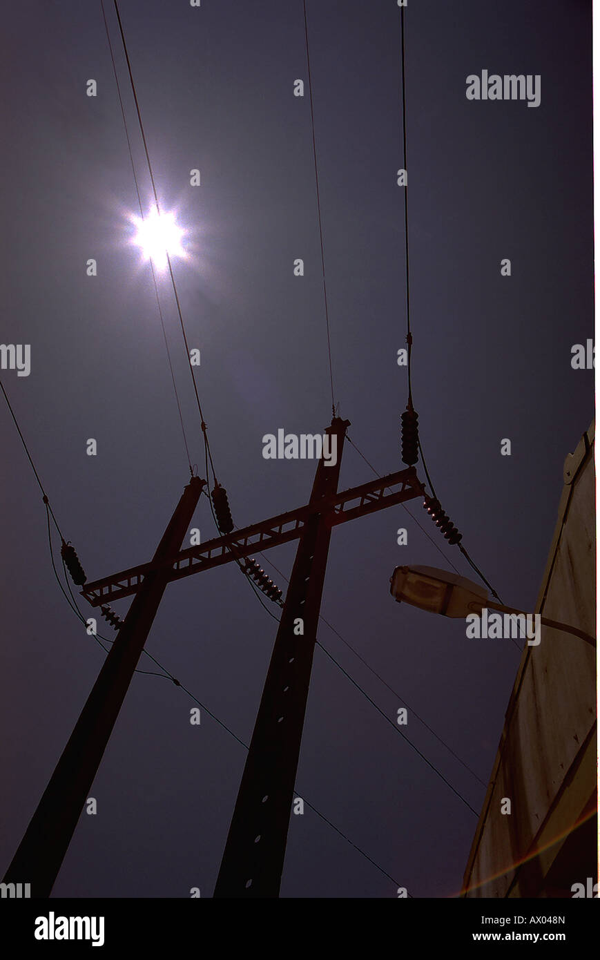 Electricity posts hi-res stock photography and images - Alamy