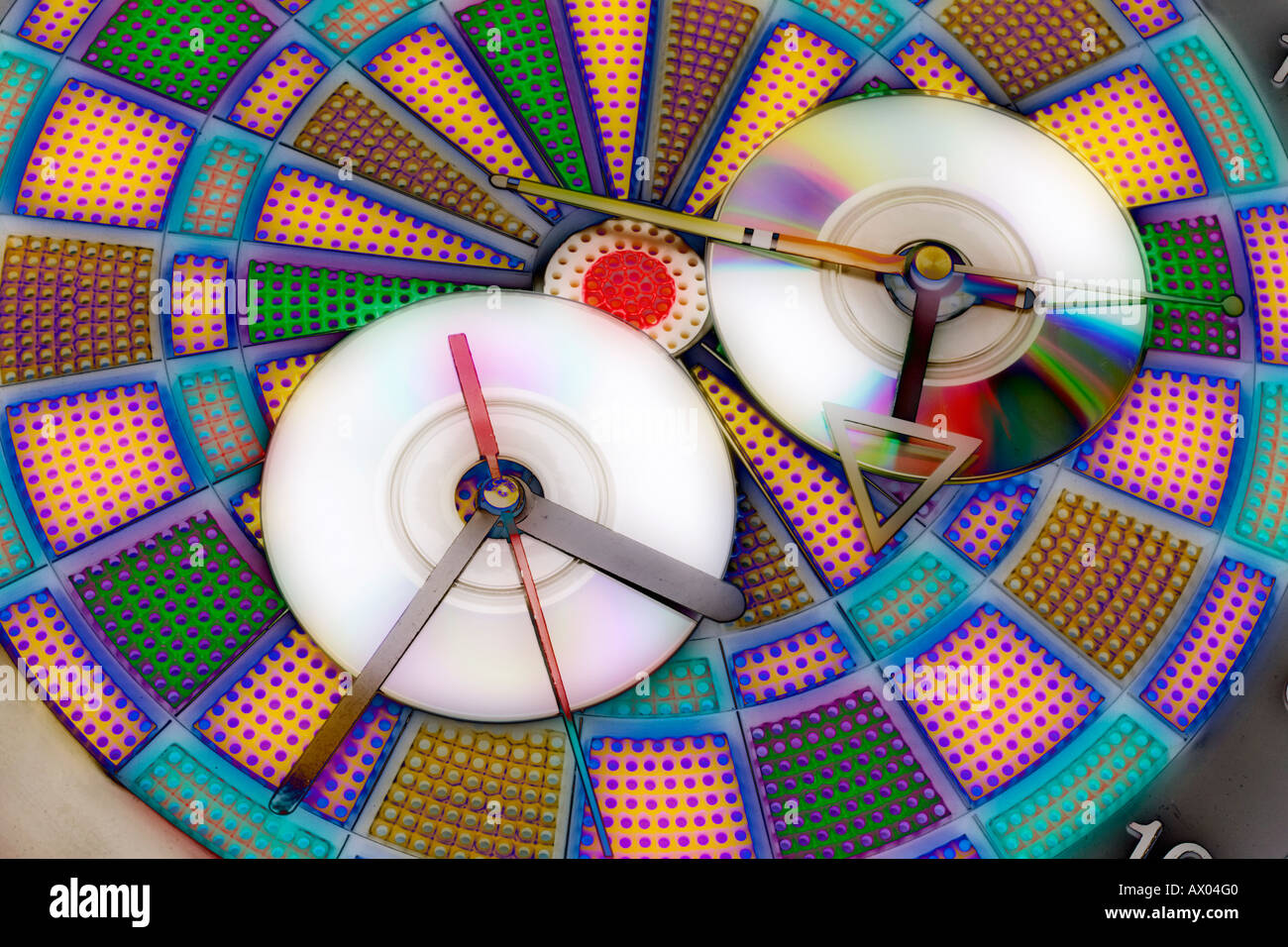 Cd clock hi-res stock photography and images - Alamy