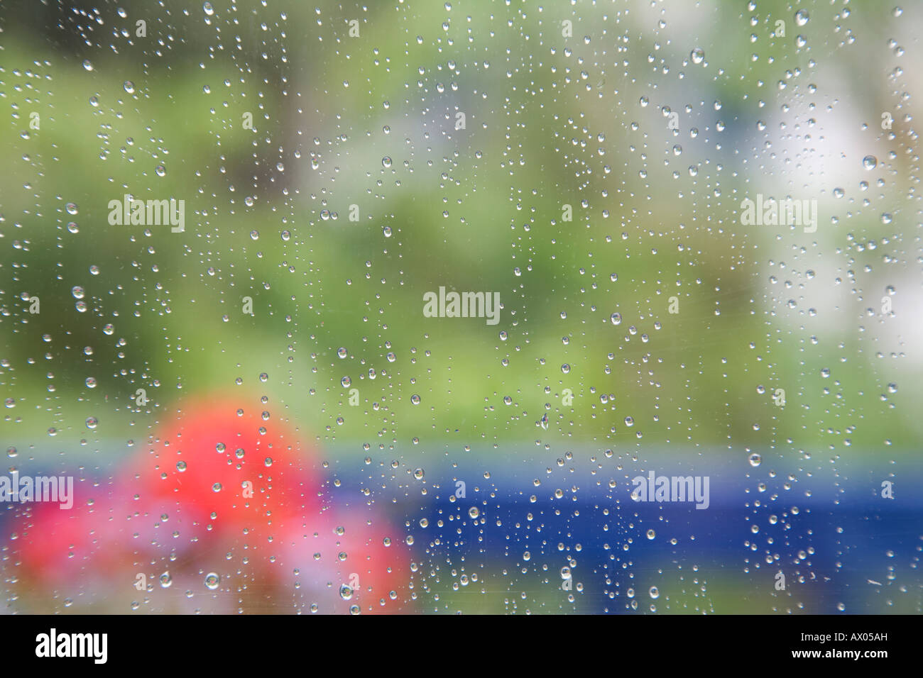 rain drops on window Stock Photo - Alamy