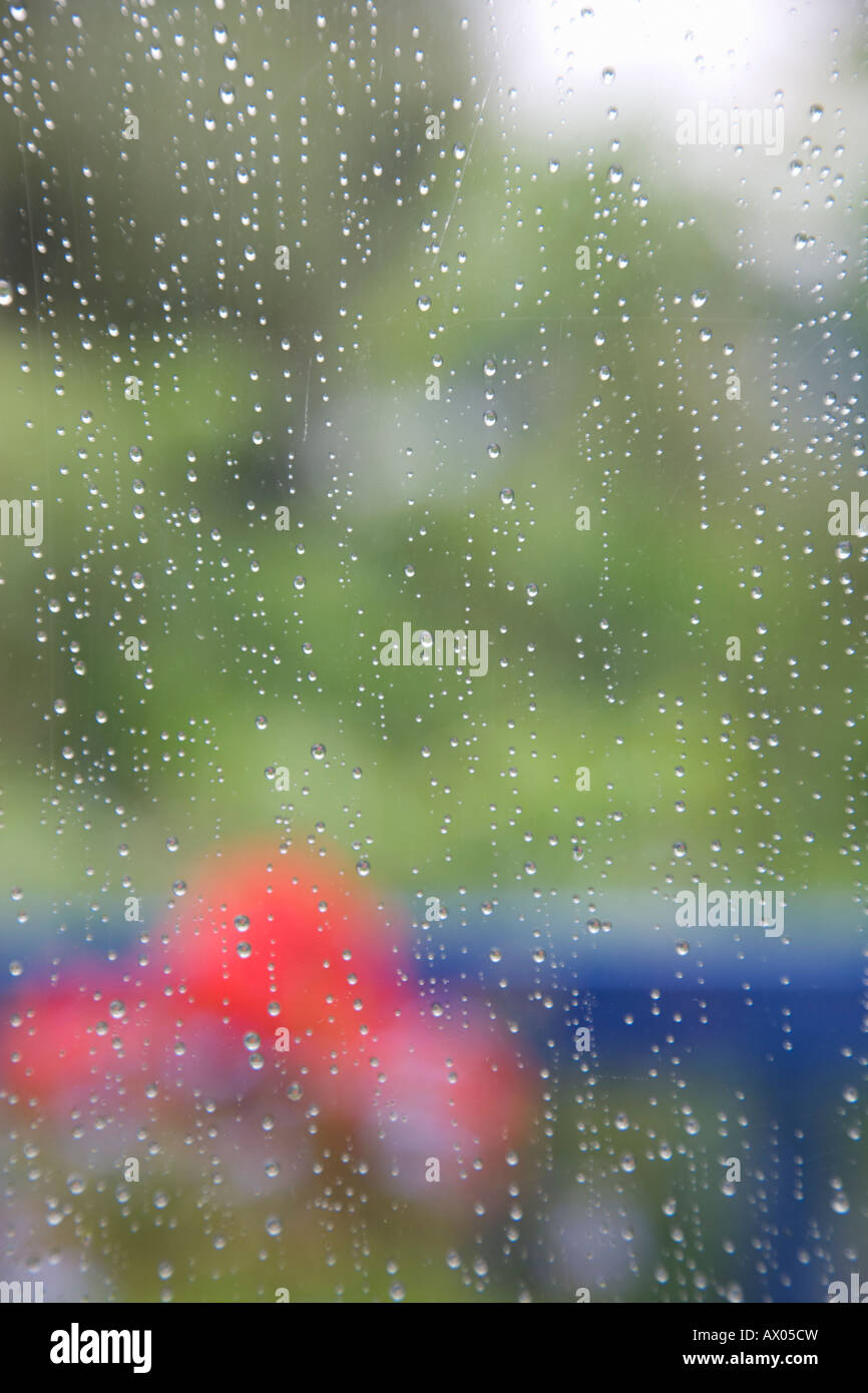 rain drops on window Stock Photo - Alamy