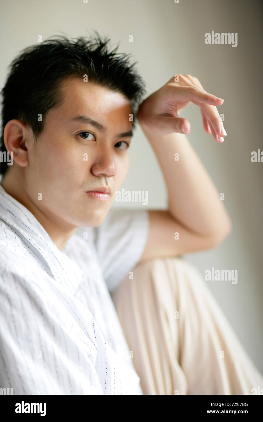 portrait of handsome man Stock Photo - Alamy