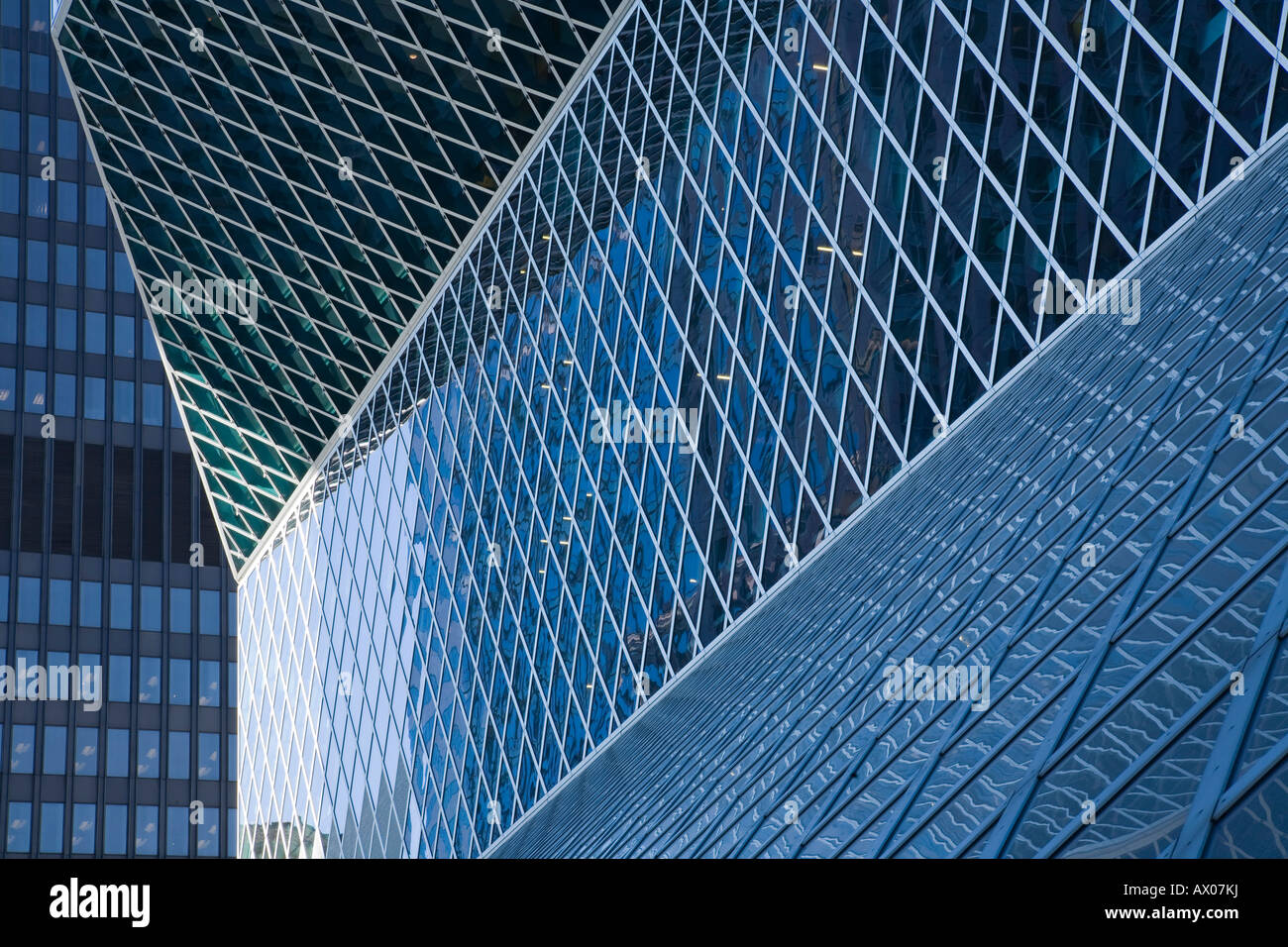 building details shapes textures patterns downtown skyscrapers glass ...