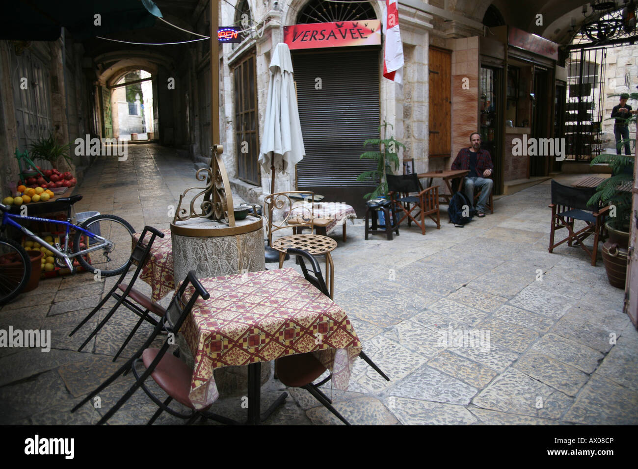 Jerusalem palestinian cafe hi-res stock photography and images - Alamy