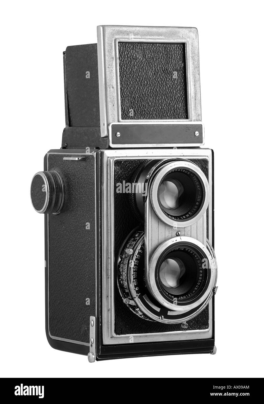 old twin lens camera Stock Photo - Alamy