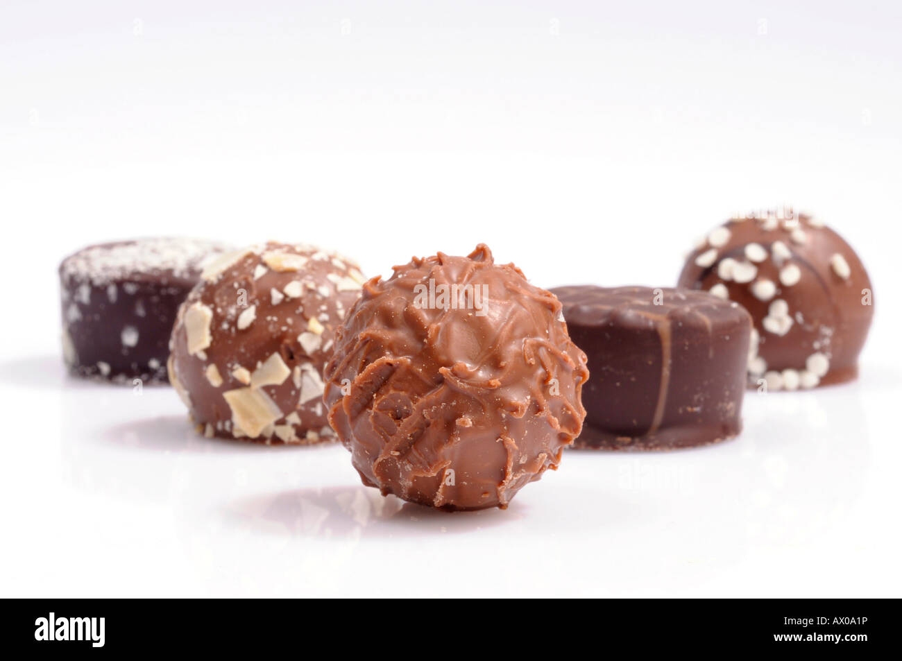 Cut praline chocolate hi-res stock photography and images - Alamy