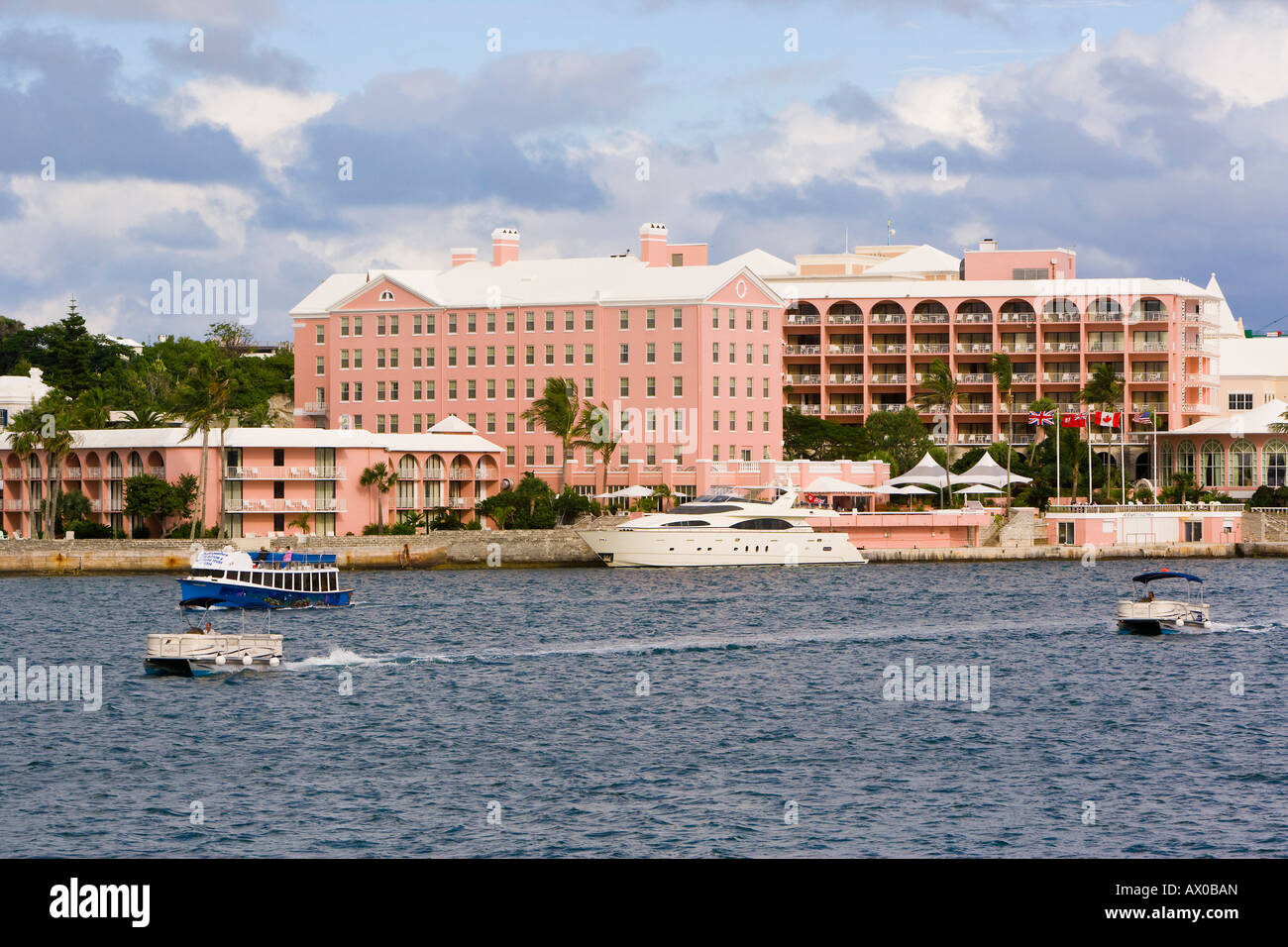 Bermuda, Hamilton, Fairmont Hamilton Princess Hotel Stock Photo - Alamy
