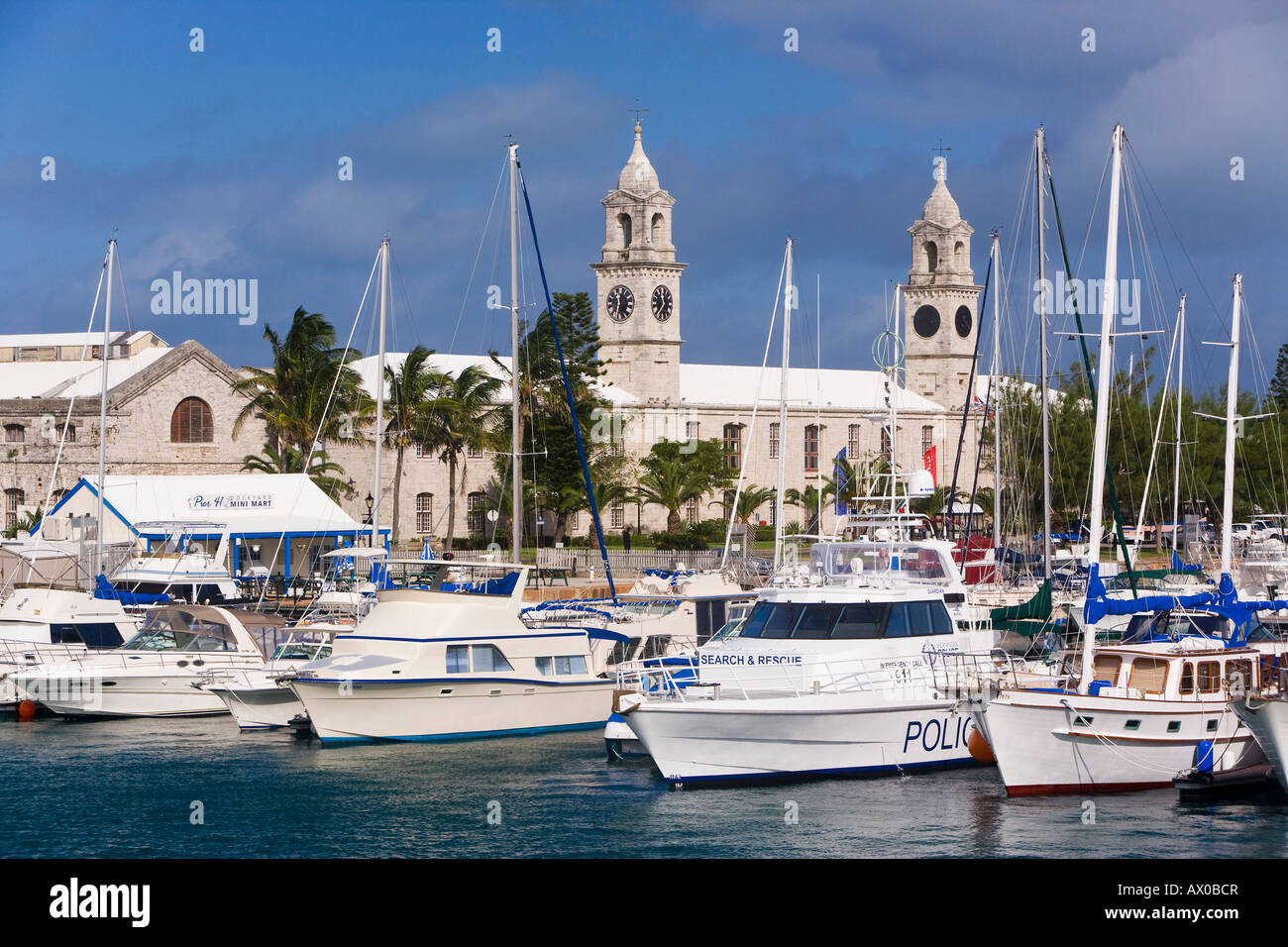 Bermuda, Royal Naval Dockyard, the Clocktowers Stock Photo - Alamy